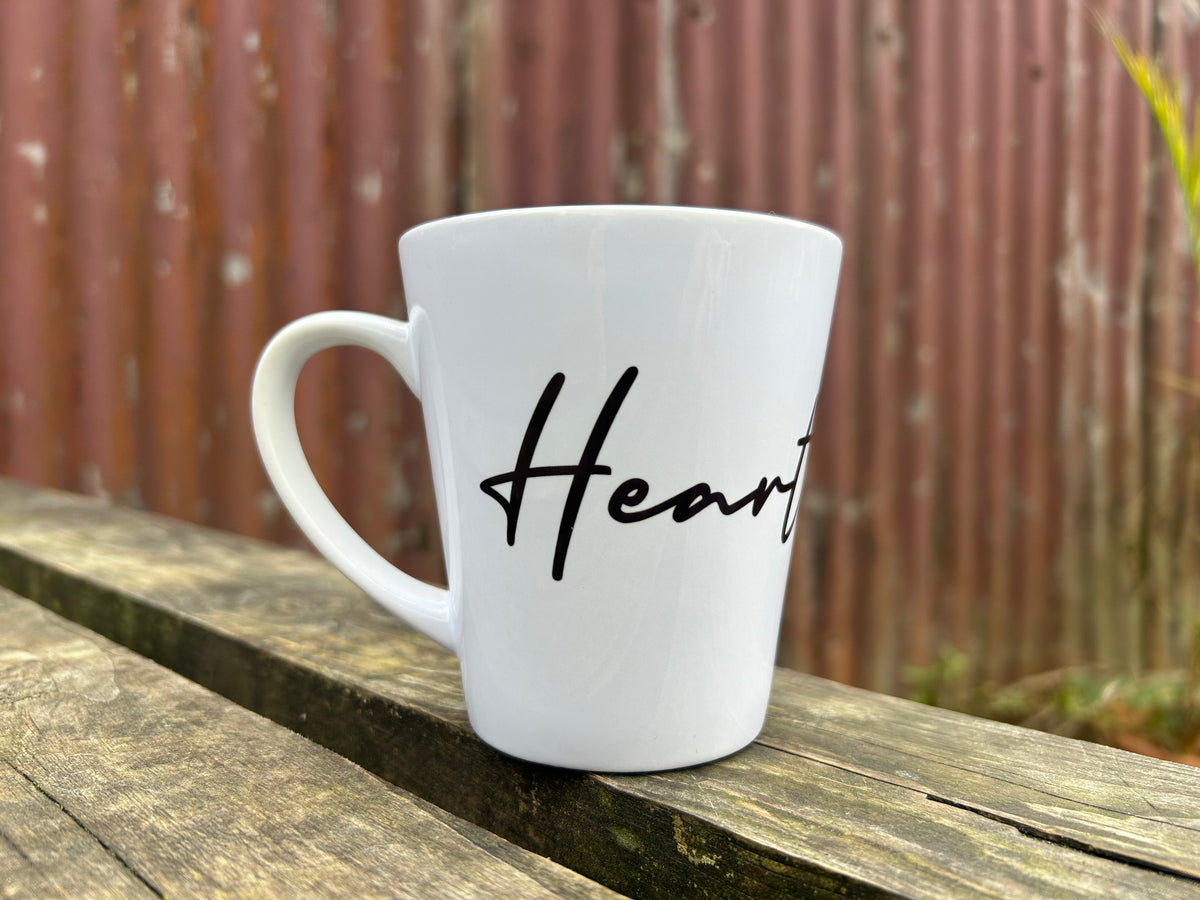 Heartwork Coffee Bar White Mug